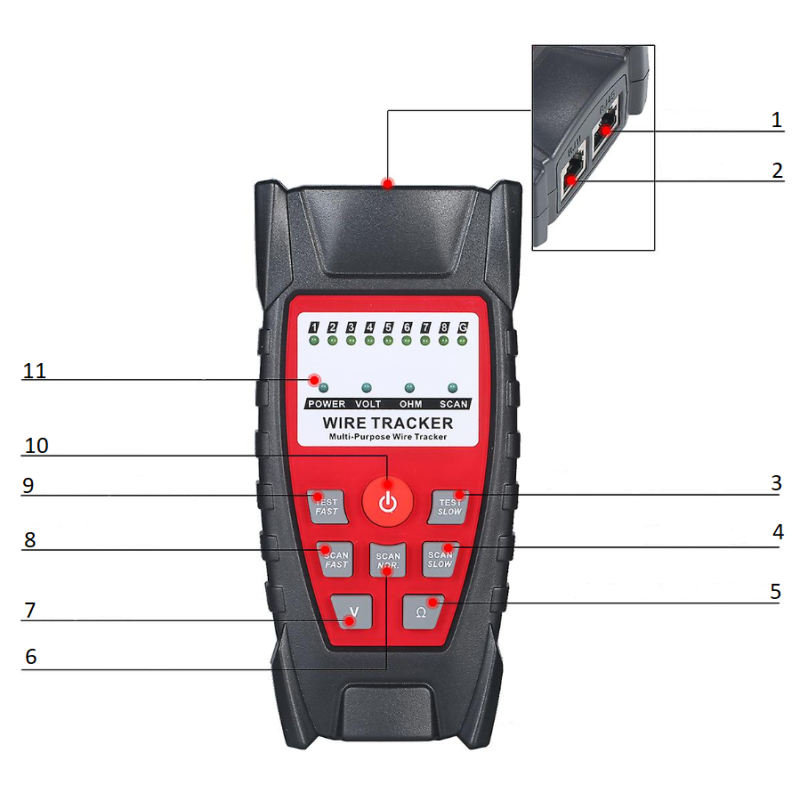 SZUKACZ PAR PRZEWODÓW GT66