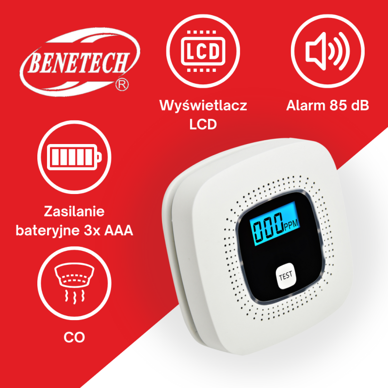 CZUJNIK CZADU JKD-C618