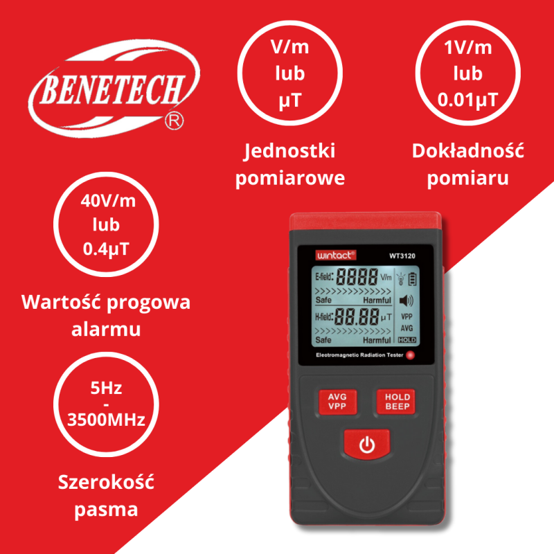 MIERNIK POLA ELEKTROMAGNETYCZNEGO WT3120