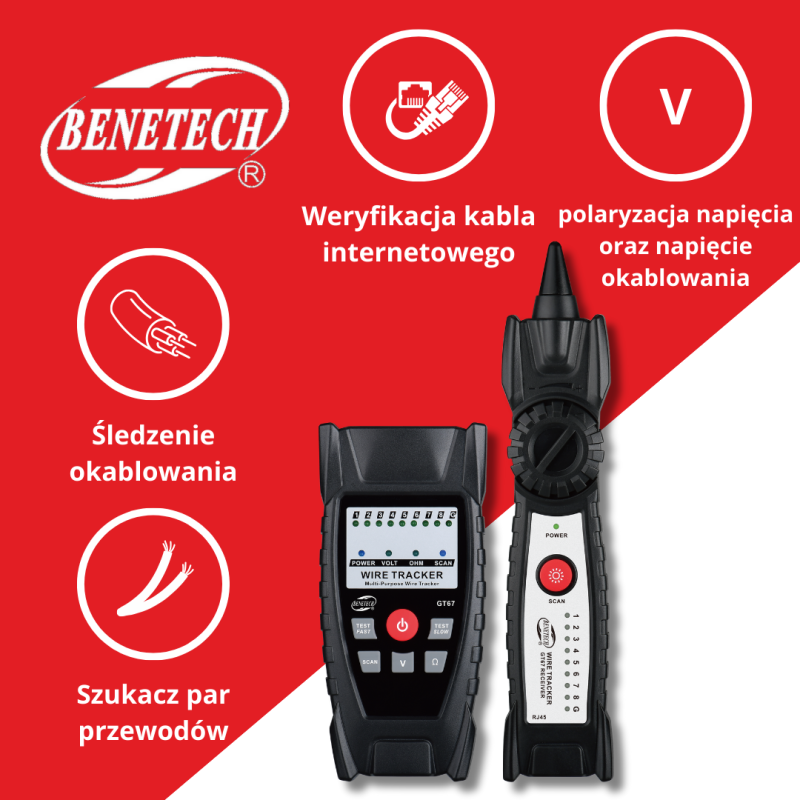 SZUKACZ PAR PRZEWODÓW GT67