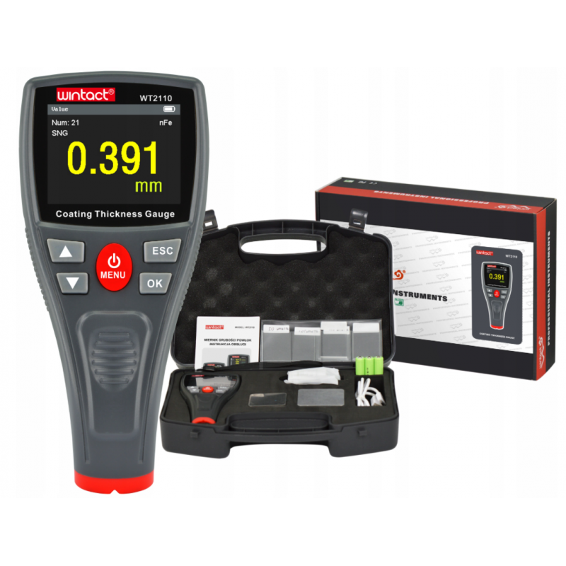 MIERNIK GRUBOŚCI LAKIERU WT2110