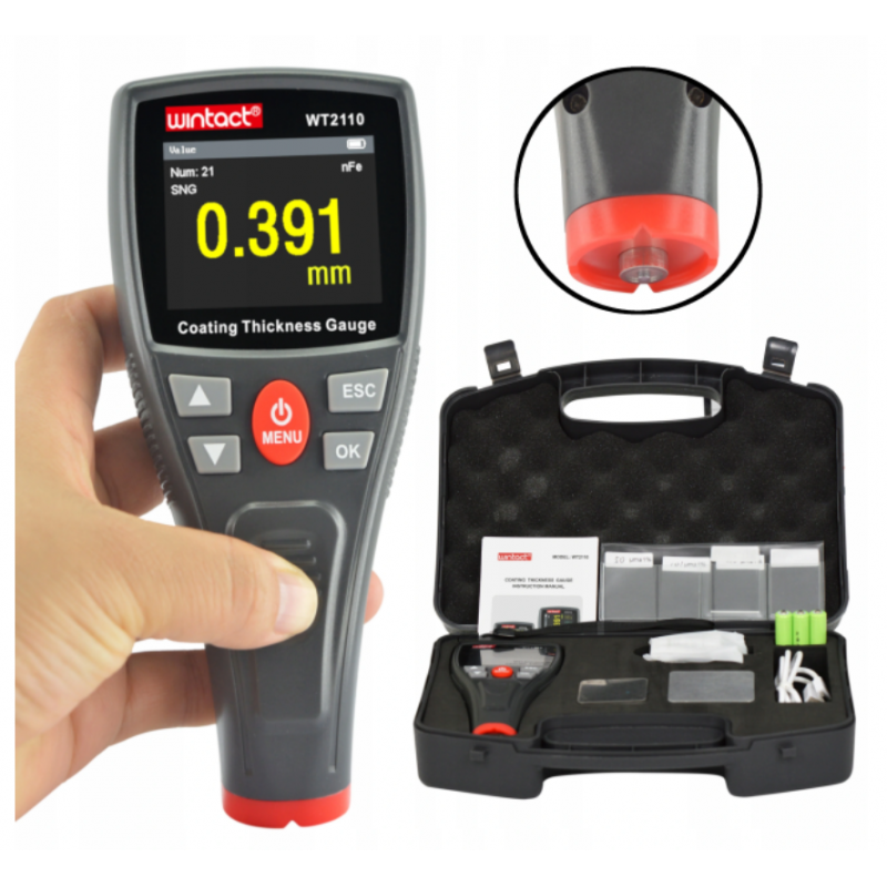 MIERNIK GRUBOŚCI LAKIERU WT2110